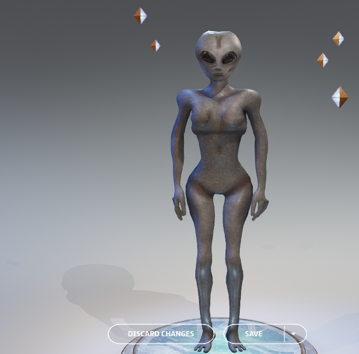 Grey Alien Female